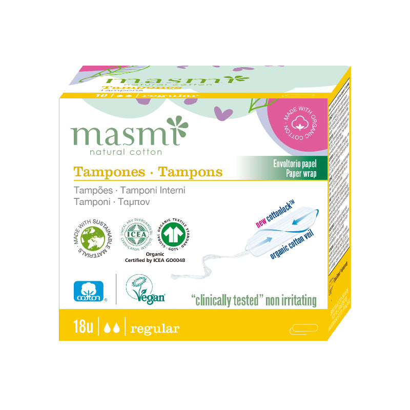 Tampons without applicator - Regular - Organic Cotton – Green Goji