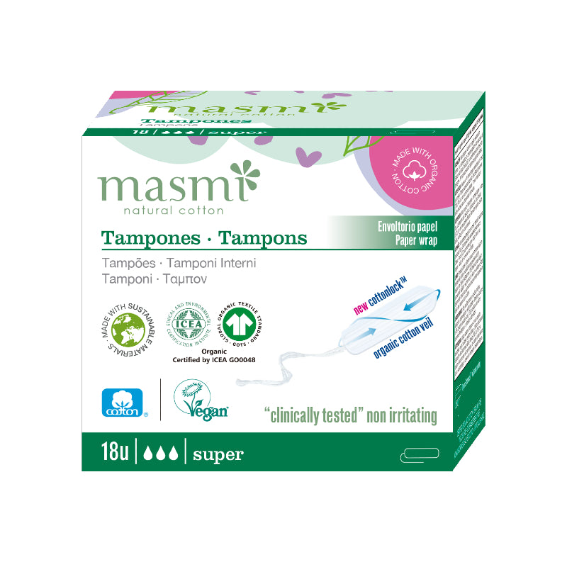 Tampons without applicator - Super - Organic Cotton – Green Goji